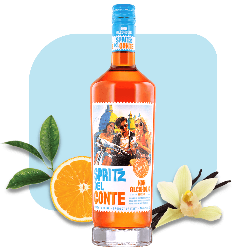 Spritz Del Conte Classico Non-Alcoholic | Premium NA Italian Spritz